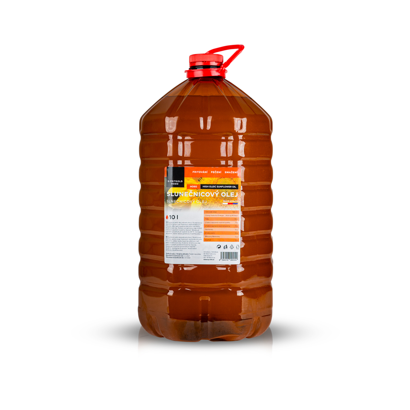Slunečnicový olej Q-FRITGOLD HOSO - Q-OILS CZ s.r.o. - rostlinné jedlé ...